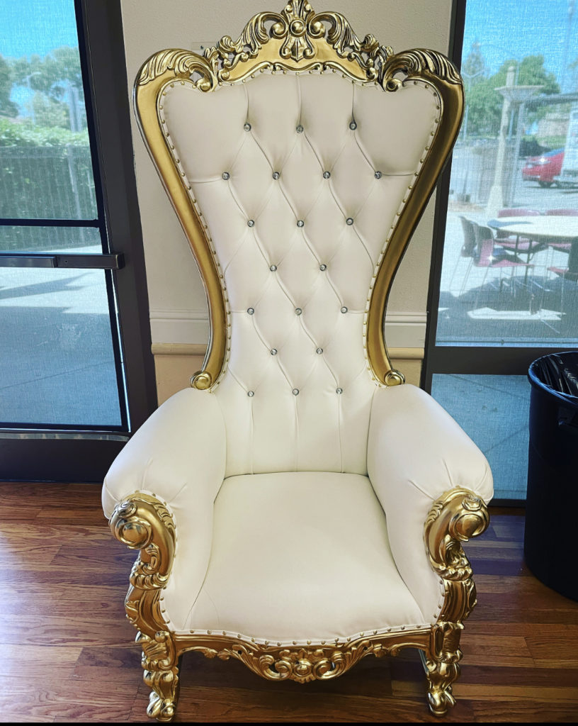 Throne chairs - solano party rentals