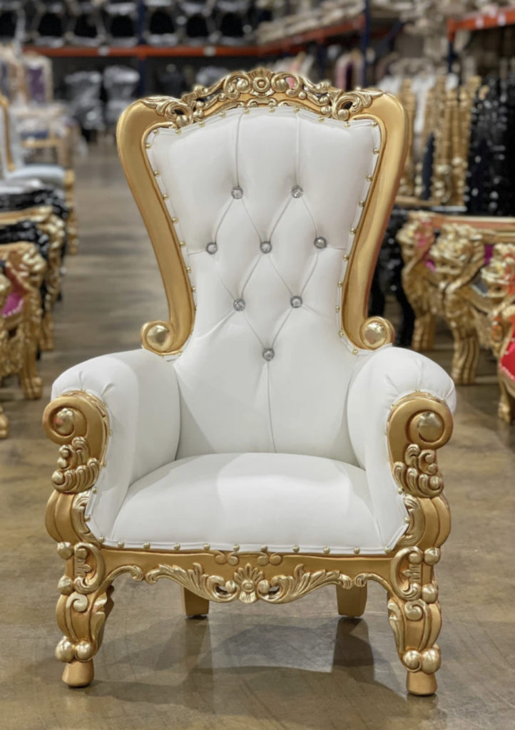 Throne chairs - solano party rentals