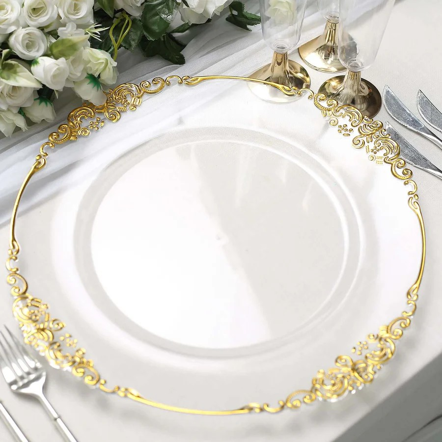 Charger plates